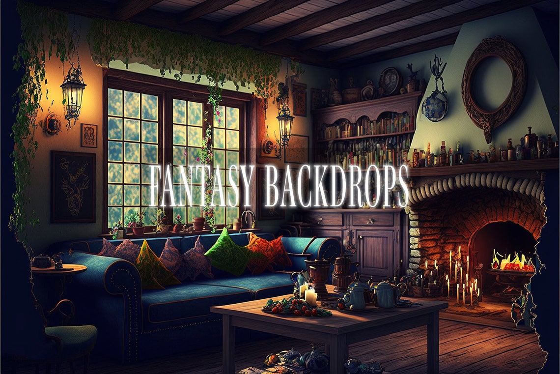 Magic Cabins Digital Backdrops, Portrait Backdrop Overlays, Studio Backdrop Overlays, Fine Art ...