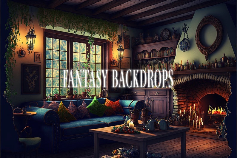 Magic Cabins Digital Backdrops, Portrait Backdrop Overlays, Studio Backdrop Overlays, Fine Art ...