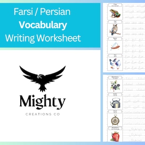 Fasi/persian Alphabet Placement in Vocabulary Digital Printable Writing ...