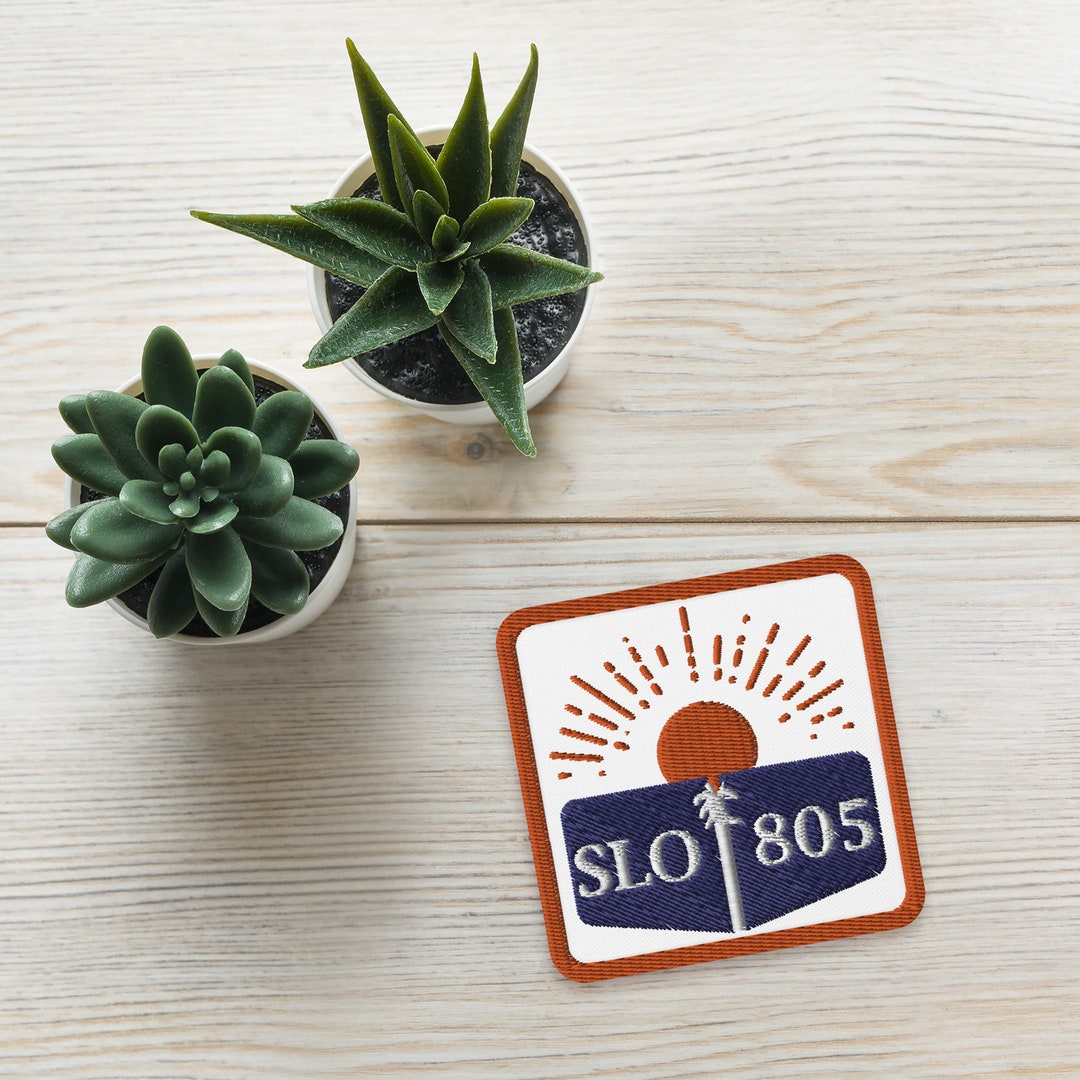 805 SLO - Embroidered Patches - Etsy