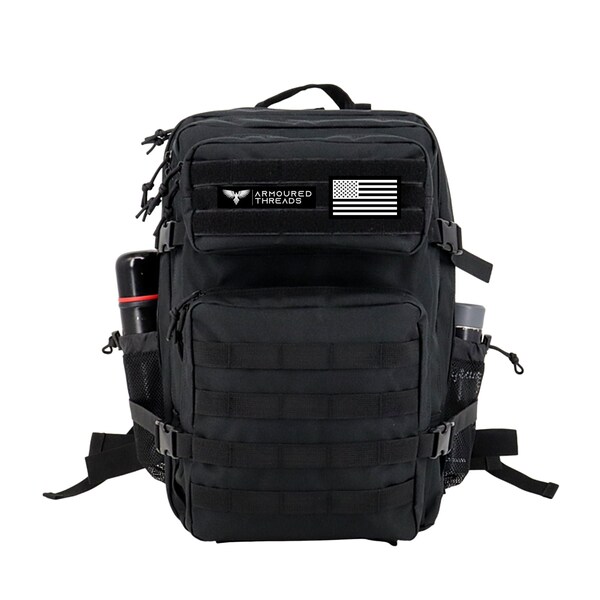 Black Tactical Backpack - Etsy