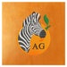 Zebra - 3 Sizes - Zebra With Orange Machine Embroidery Design - Orange ...