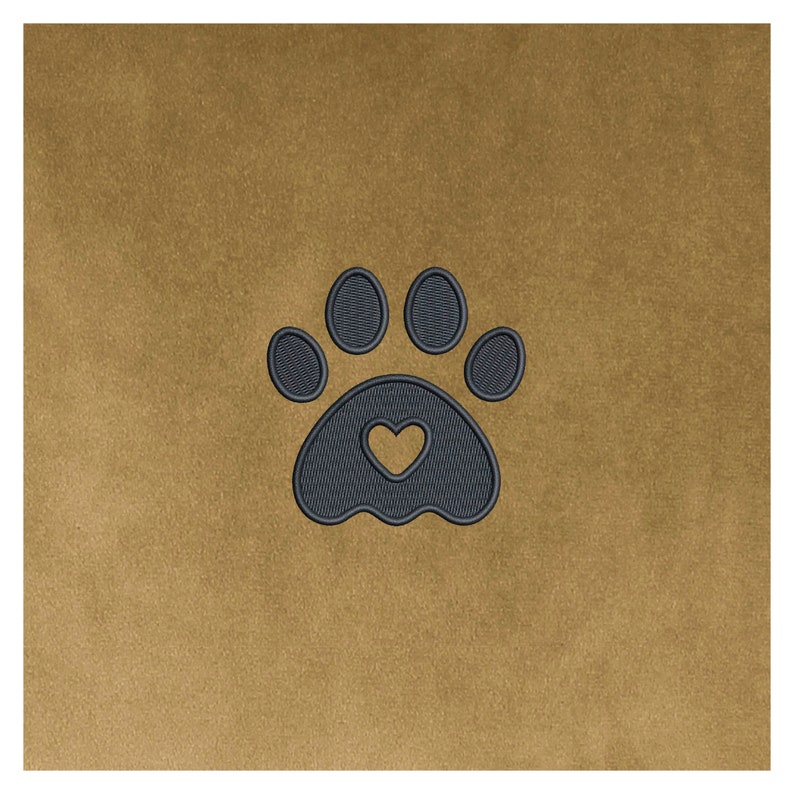 Paw Print 3 Sizes 4x4 Inch Hoop Paw Print Machine - Etsy