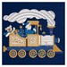 Santa's Polar Express Machine Embroidery Design – Christmas Train, 8x8 ...