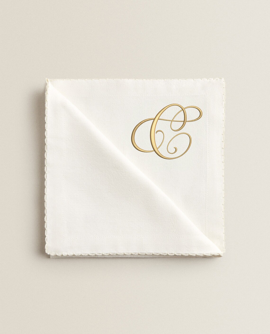 Herend Style Monogram Letter C – Machine Embroidery Design, 4x4 Inch ...
