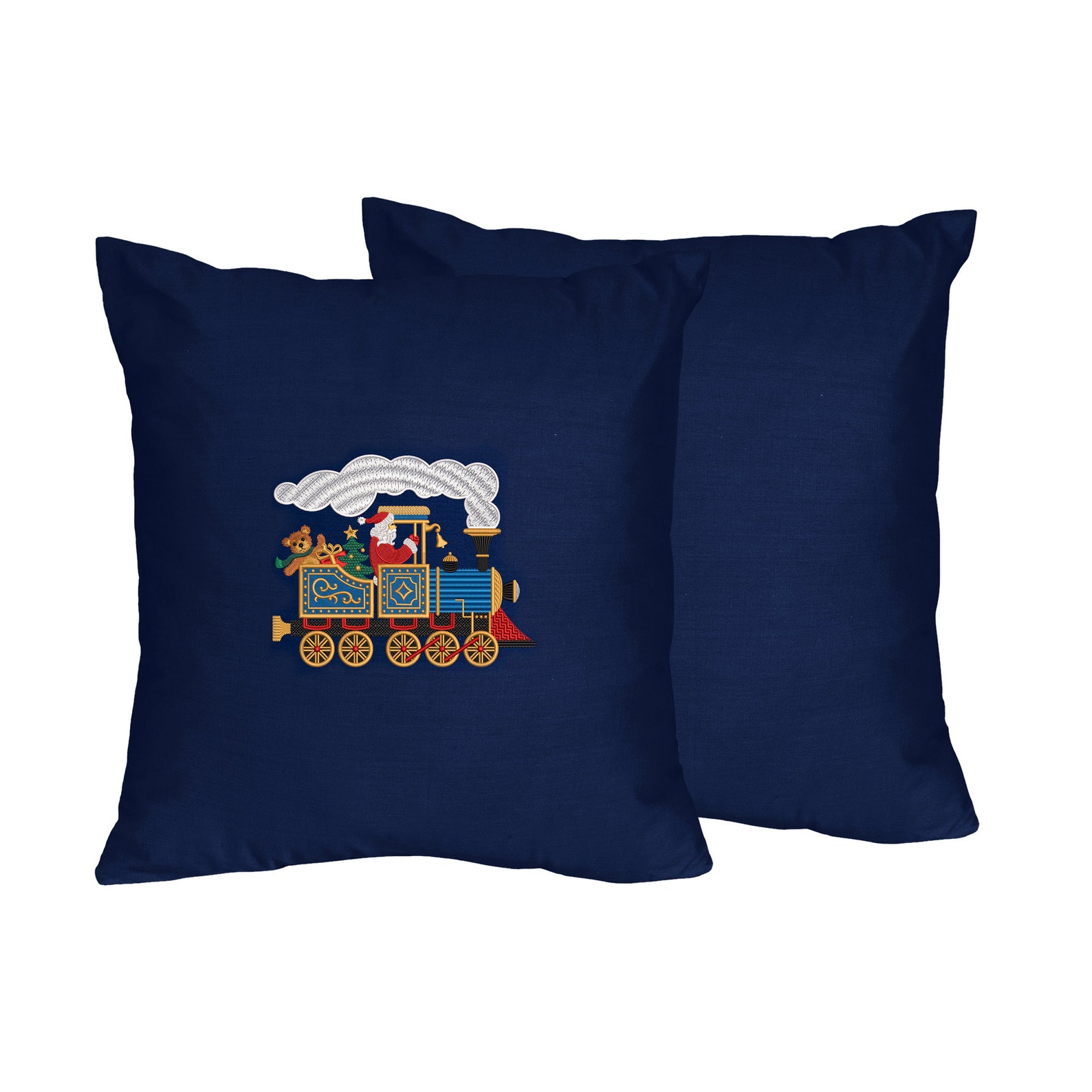 Multicolor Santa's Polar Express Embroidery Design – Christmas Train ...
