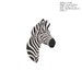 Zebra - 3 Sizes - Zebra Machine Embroidery Design - Zebra Embroidery ...