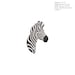 Zebra - 3 Sizes - Zebra Machine Embroidery Design - Zebra Embroidery ...