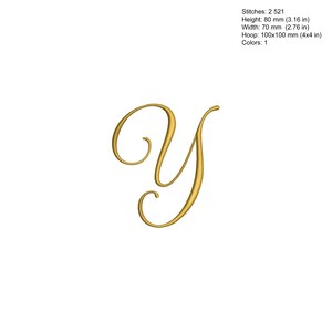 Y - Monogram - HEREND - 4х4 Inches Hoop - 1 Size - Hand Painted ...
