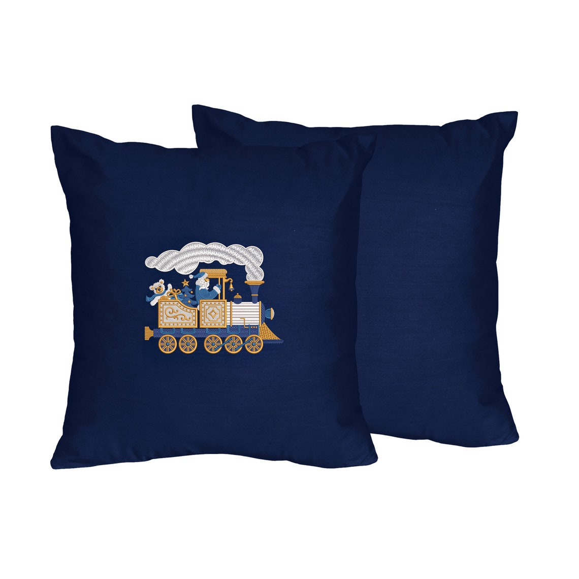 Santa's Polar Express Machine Embroidery Design – Christmas Train, 8x8 ...