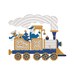 Santa's Polar Express Machine Embroidery Design – Christmas Train, 8x8 ...