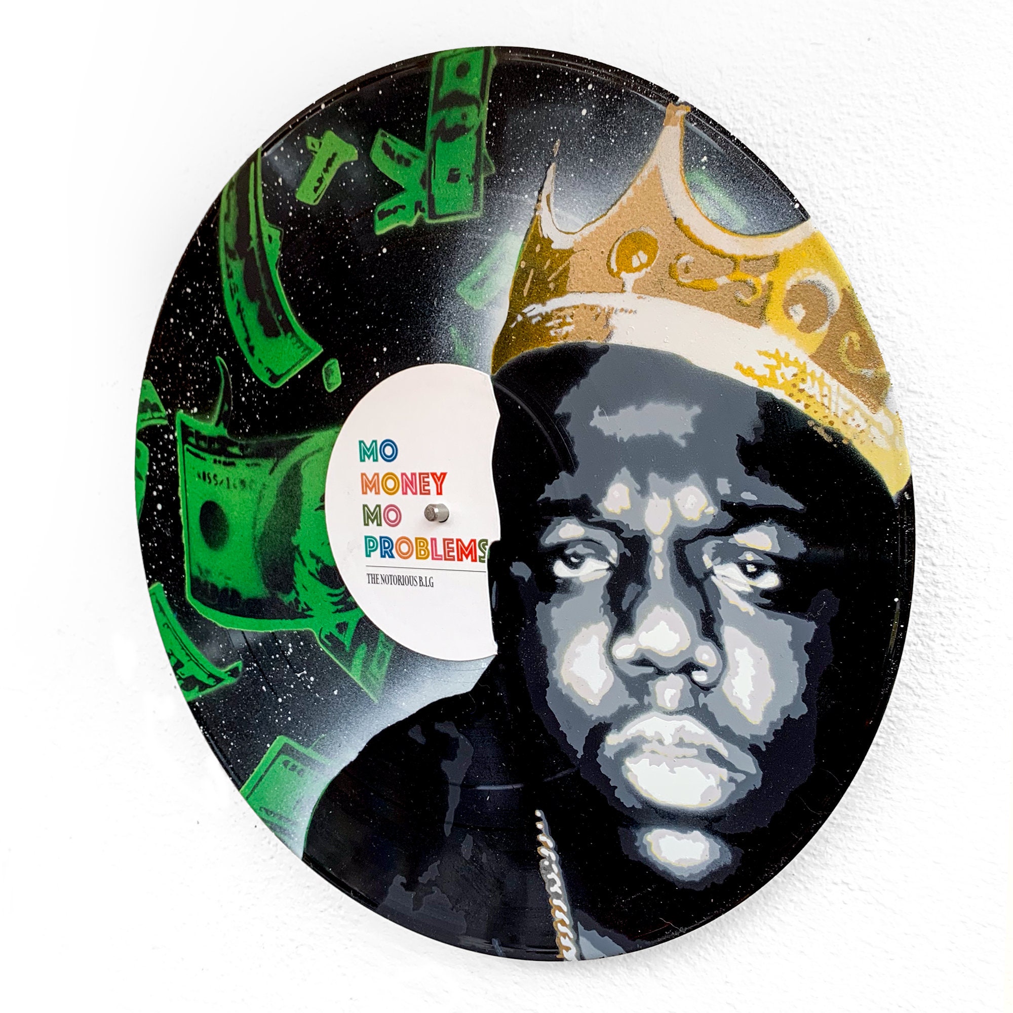 The Notorious B.I.G Hand Painted Vinyl Record - Etsy