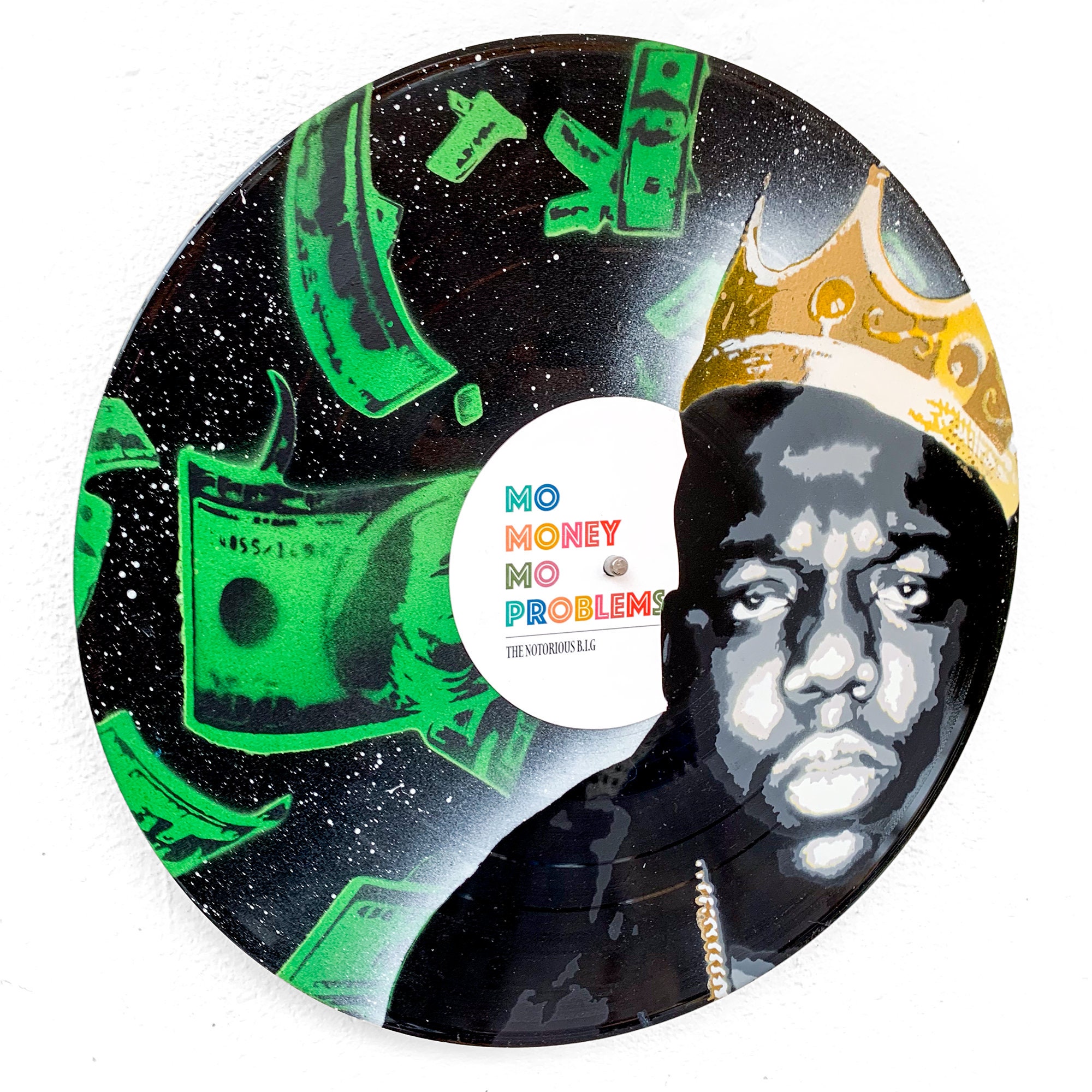 The Notorious B.I.G - Hand Painted Vinyl Record - Etsy
