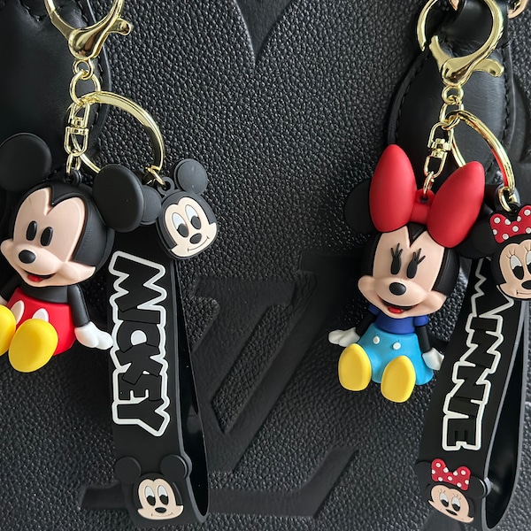 Mickey Mouse Key Keychain - Etsy