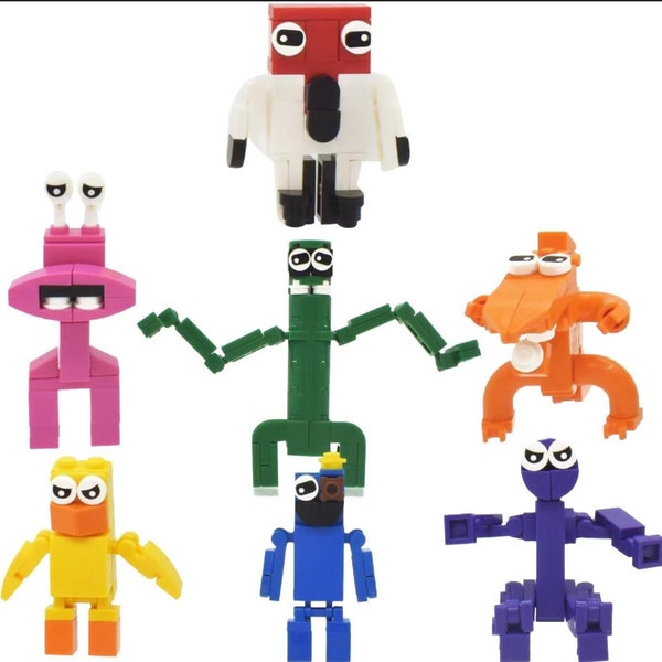 Rainbow Friends Figures - Etsy