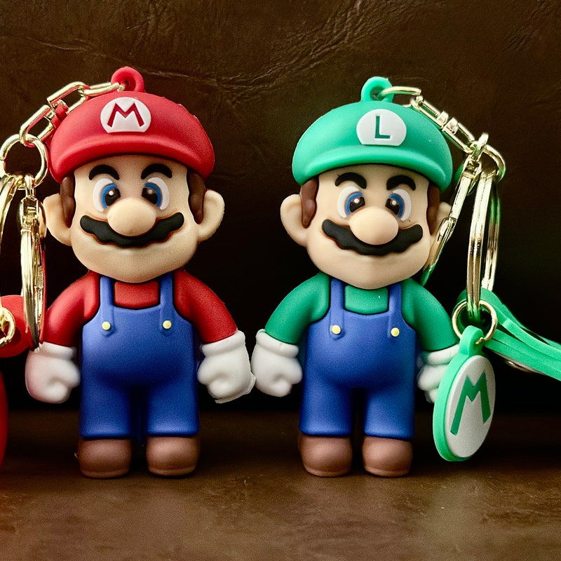 Mario Bros Keychain - Etsy