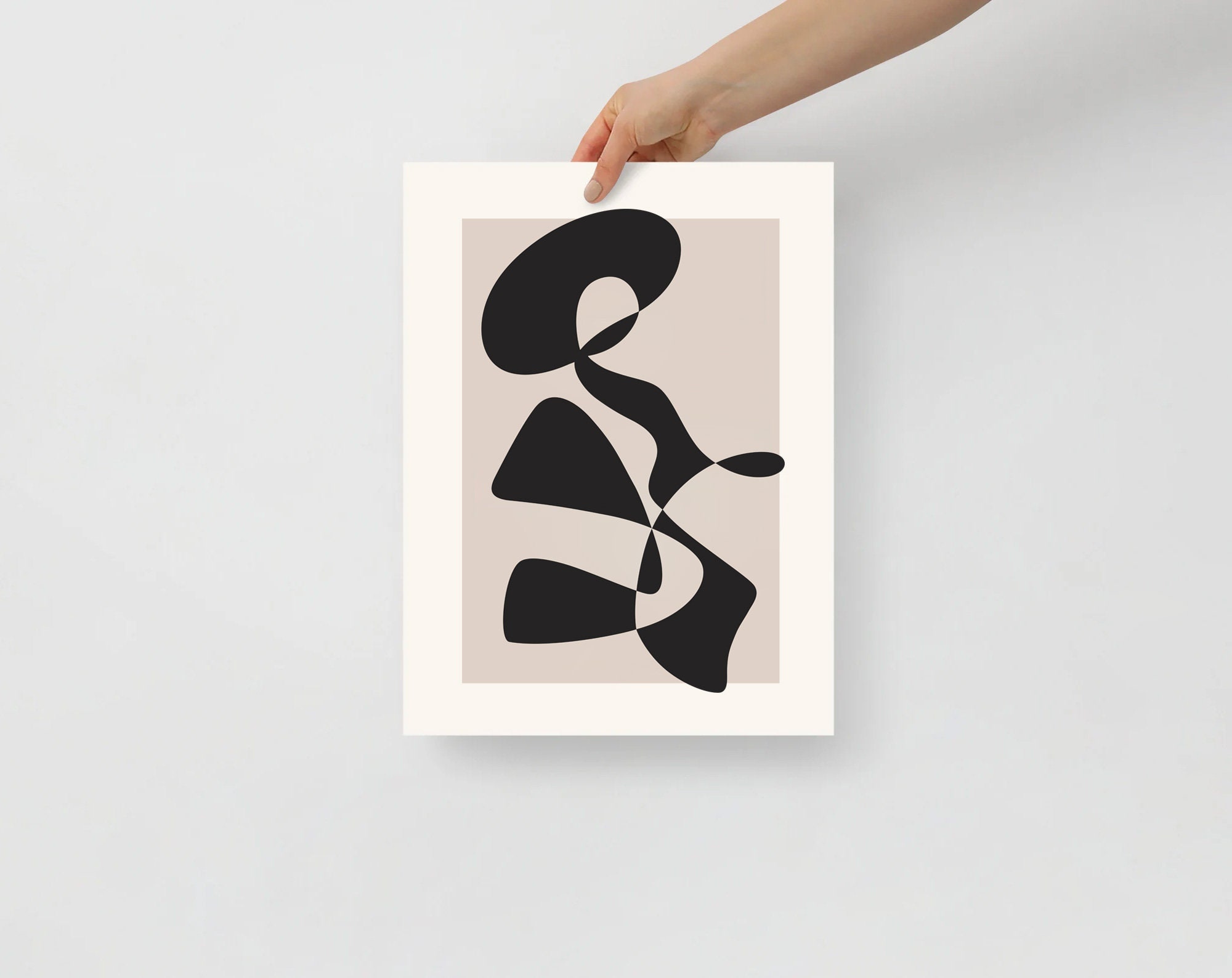 Abstract Woman Dancing Print, Dance Silhouette Art, Figure Dancing ...