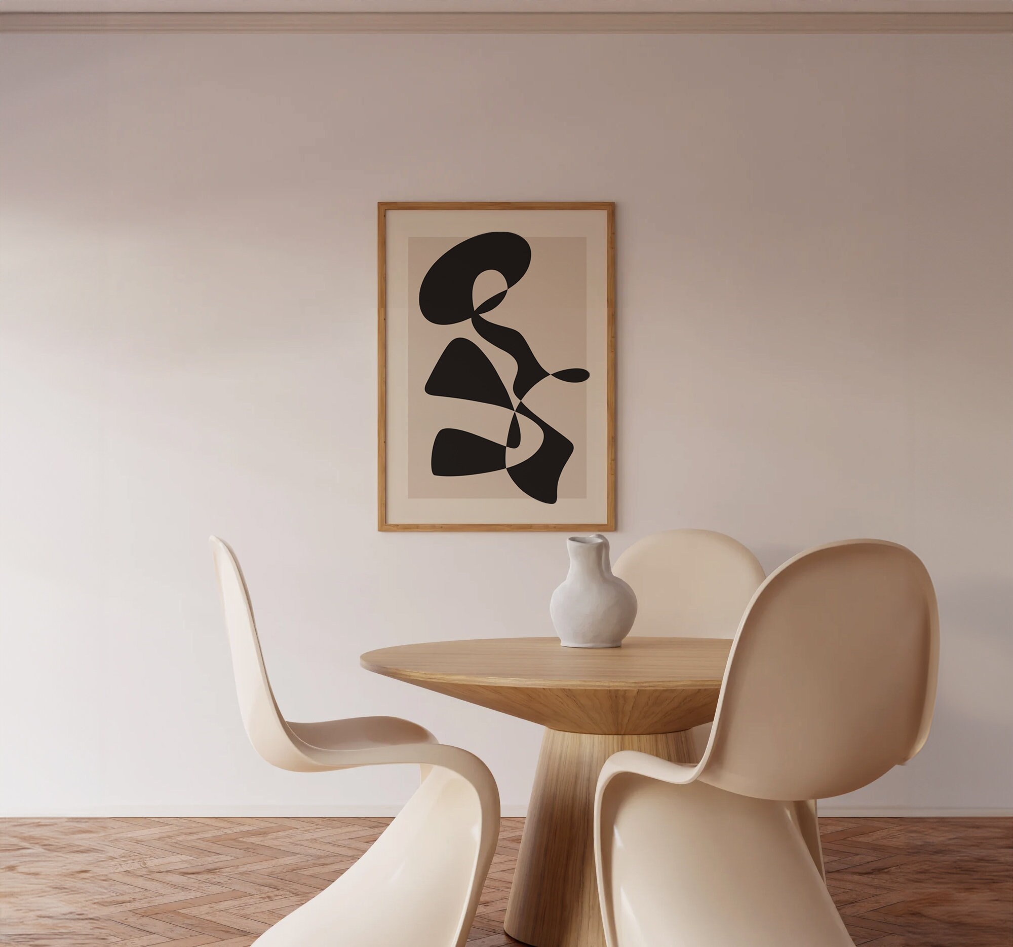 Abstract Woman Dancing Print, Dance Silhouette Art, Figure Dancing ...