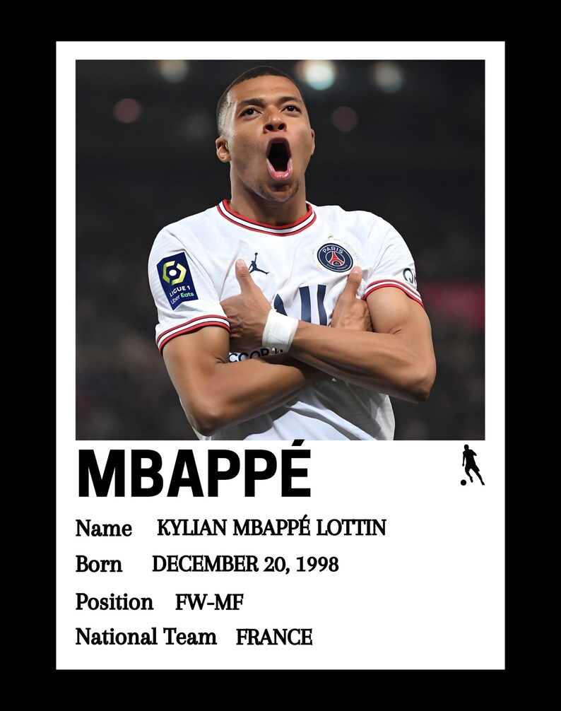 250 Best Football Players Mini Poster Minimalist Football Poster ...