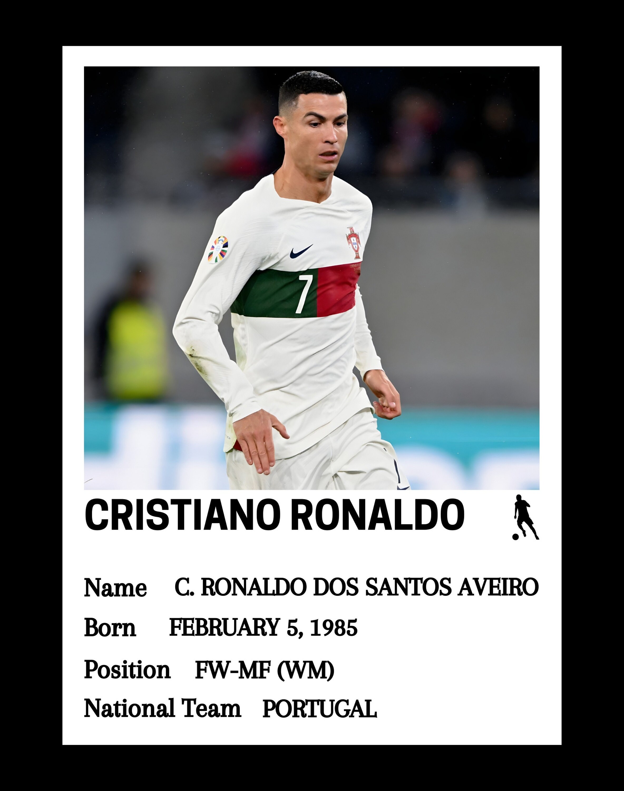 250 Best Football Players Mini Poster Minimalist Football Poster ...