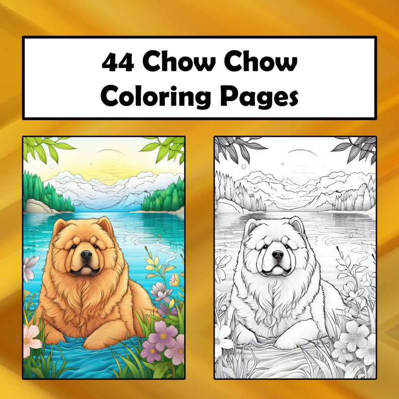 44 Chow Chow Coloring Pages, Printable PDF Dog Coloring Pages, Coloring ...