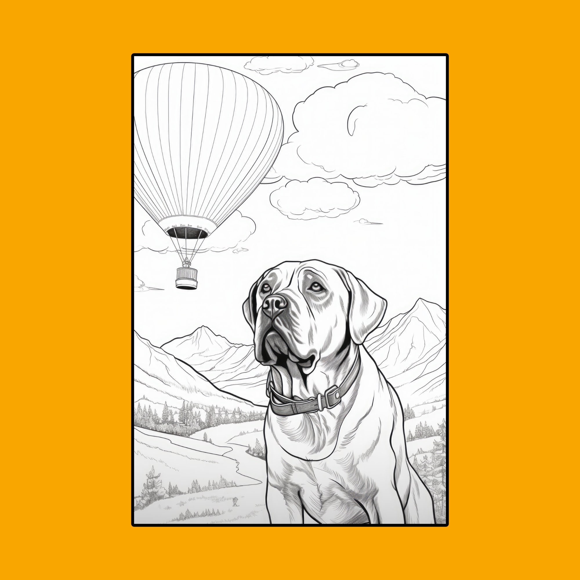 Cane Corso Coloring Pages: 34 Dog Breed Illustrations (PDF Print) - Etsy