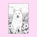 15 Shiba Inu Coloring Pages, Printable PDF Dog Coloring Pages, Coloring ...