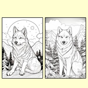 50 Siberian Husky Coloring Pages, Printable PDF Dog Coloring Pages ...