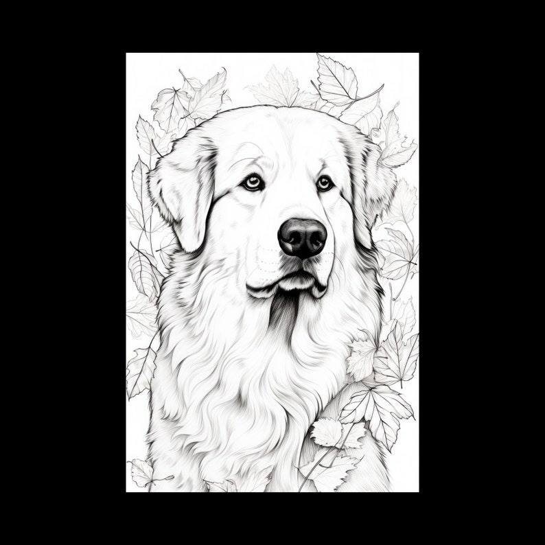 40 Great Pyrenees Coloring Pages, Printable PDF Dog Coloring Pages ...
