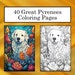 40 Great Pyrenees Coloring Pages, Printable PDF Dog Coloring Pages ...