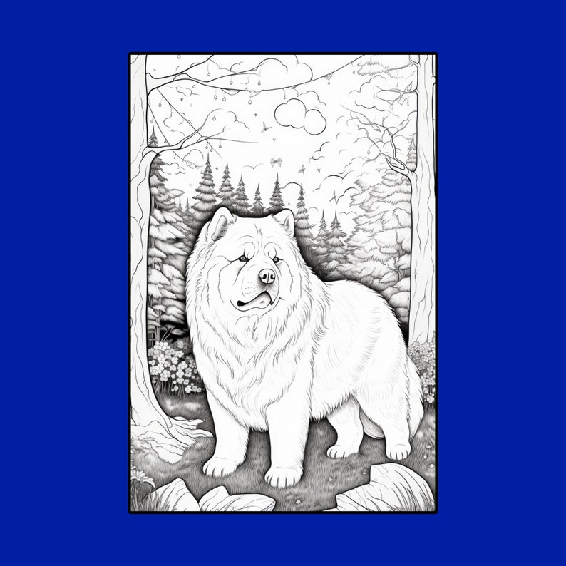 44 Chow Chow Coloring Pages, Printable PDF Dog Coloring Pages, Coloring ...