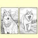 50 Siberian Husky Coloring Pages, Printable PDF Dog Coloring Pages ...