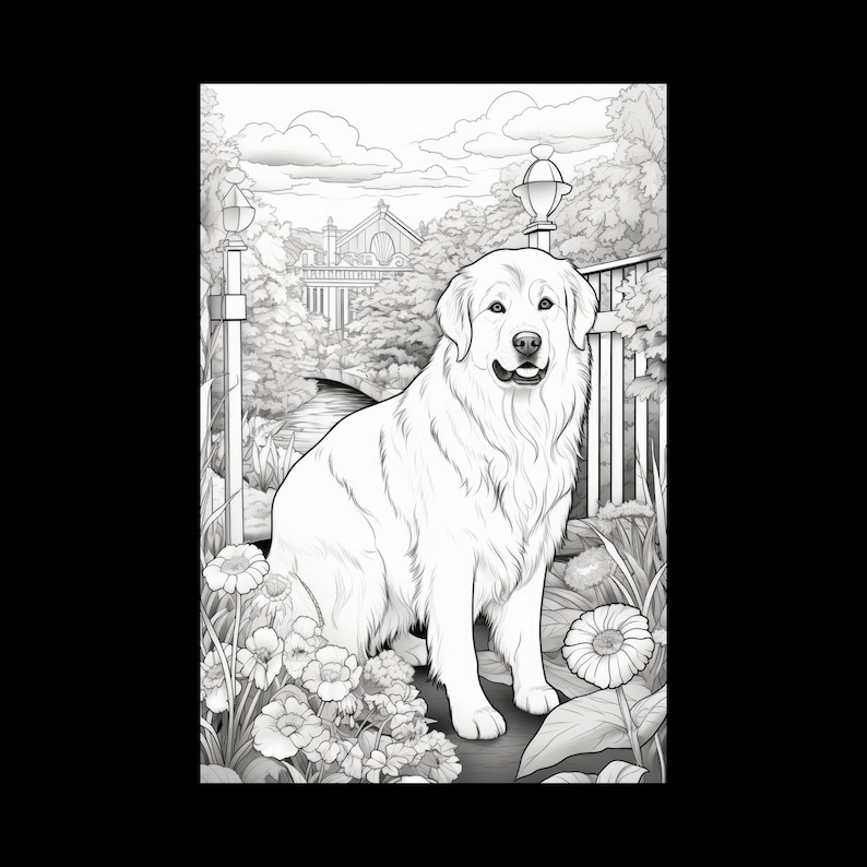40 Great Pyrenees Coloring Pages, Printable PDF Dog Coloring Pages ...