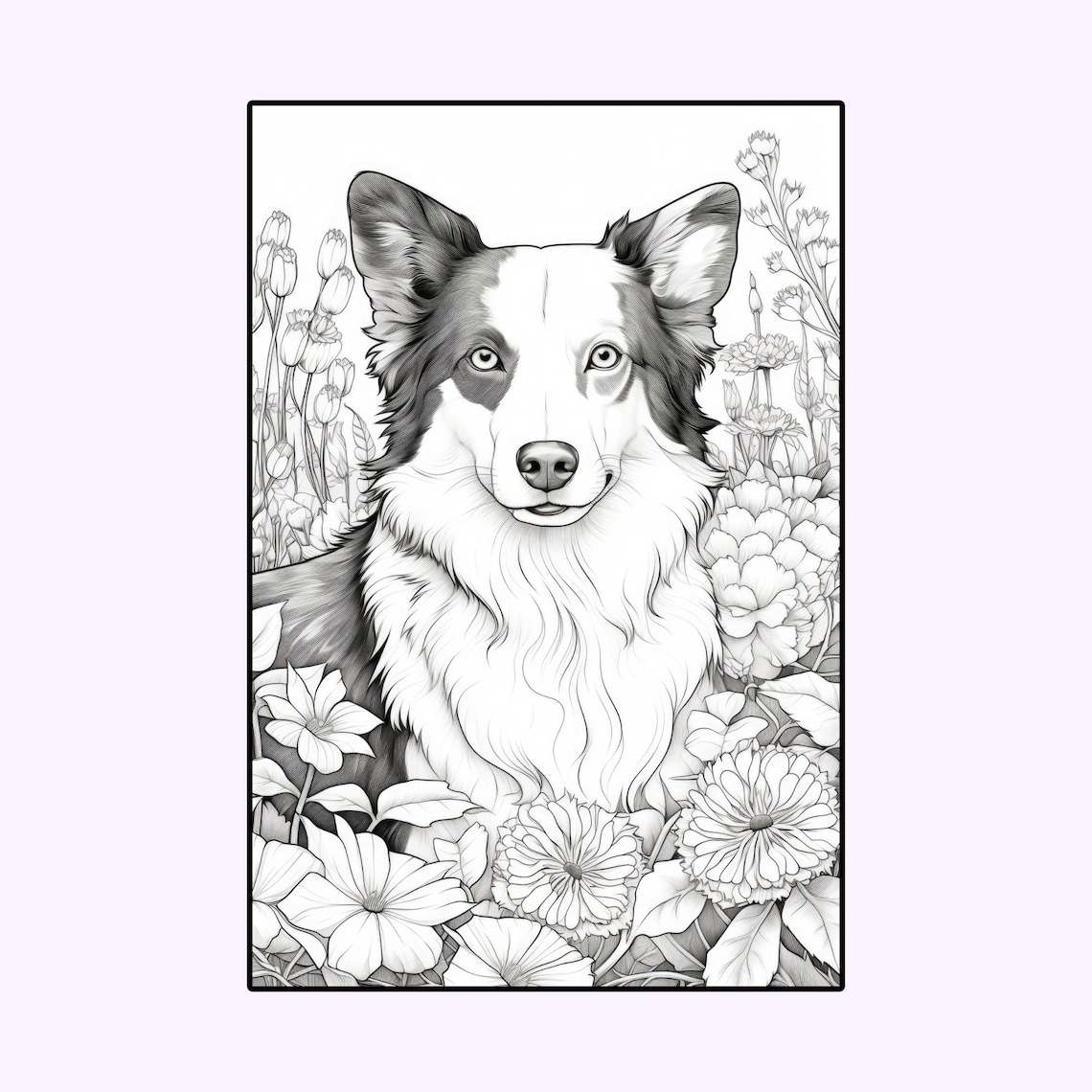 15 Border Collie Coloring Pages, Printable PDF Dog Coloring Pages ...
