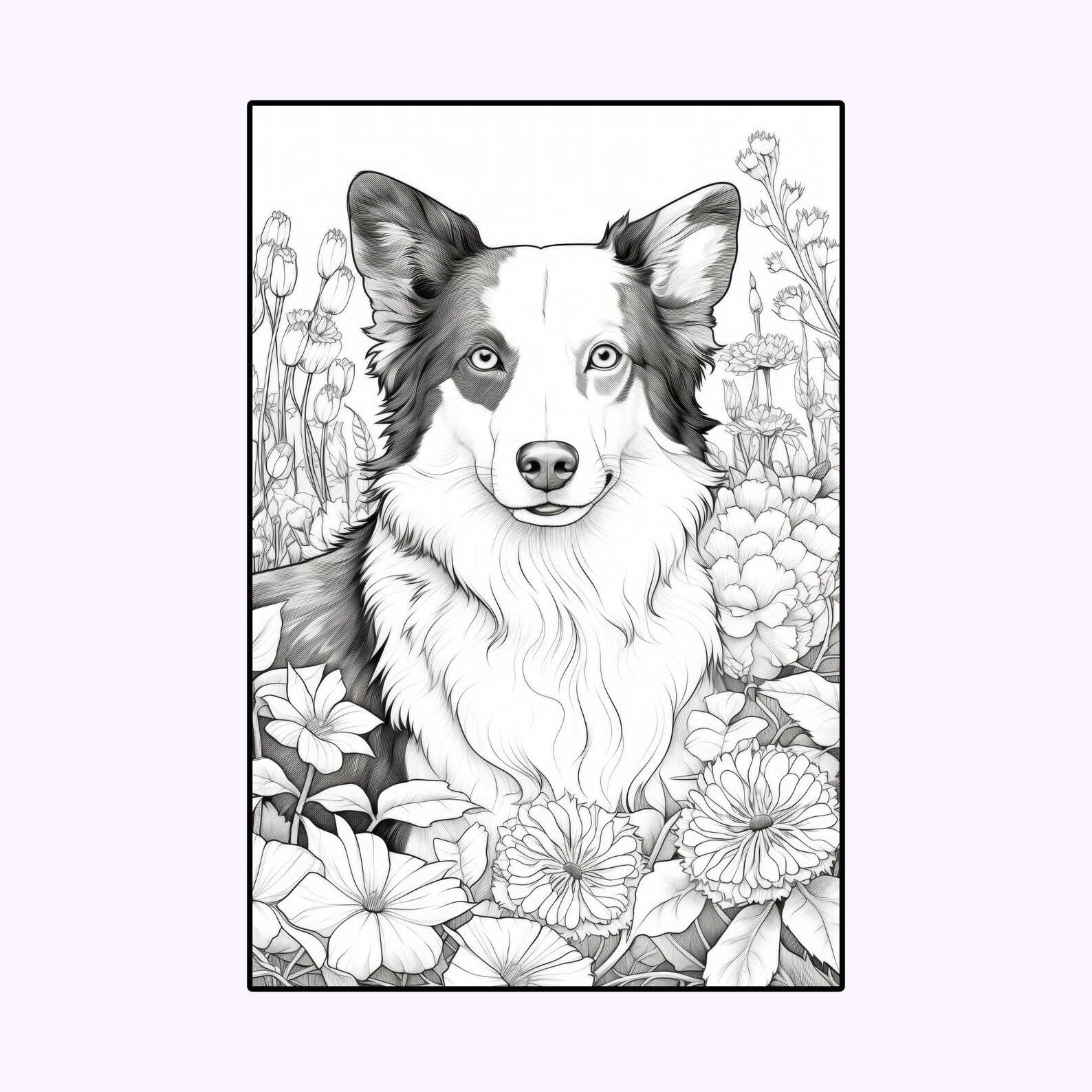 15 Border Collie Coloring Pages, Printable PDF Dog Coloring Pages ...