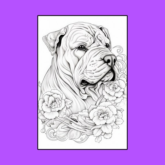 Shar Pei Isabella Coloring Pages