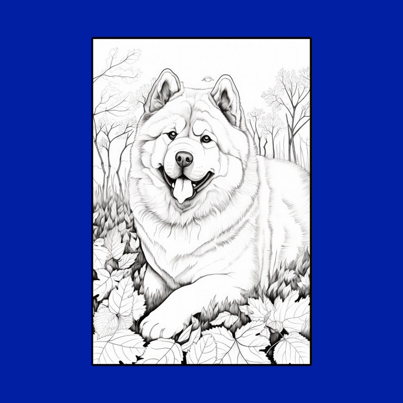 44 Chow Chow Coloring Pages, Printable PDF Dog Coloring Pages, Coloring ...