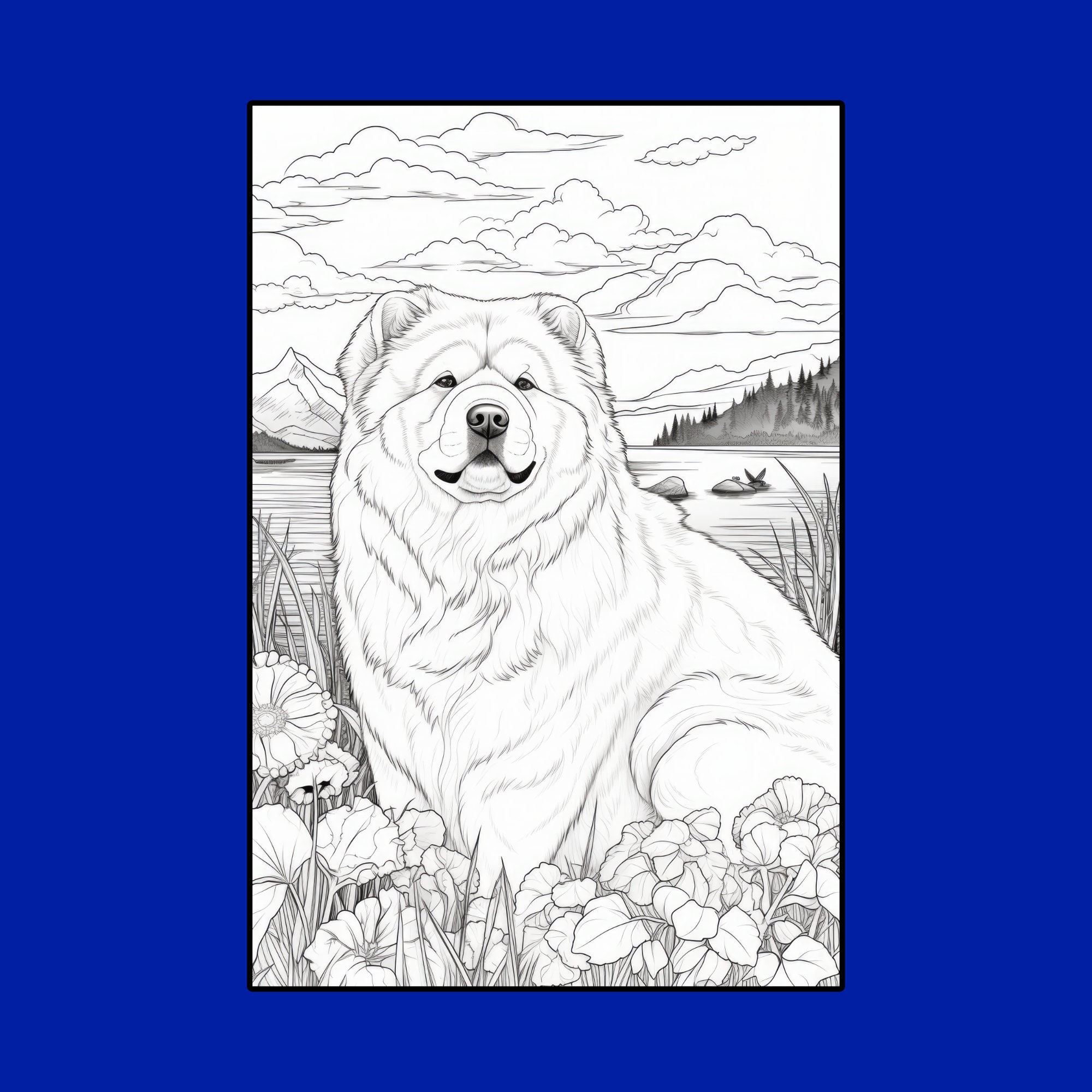 44 Chow Chow Coloring Pages, Printable PDF Dog Coloring Pages, Coloring ...