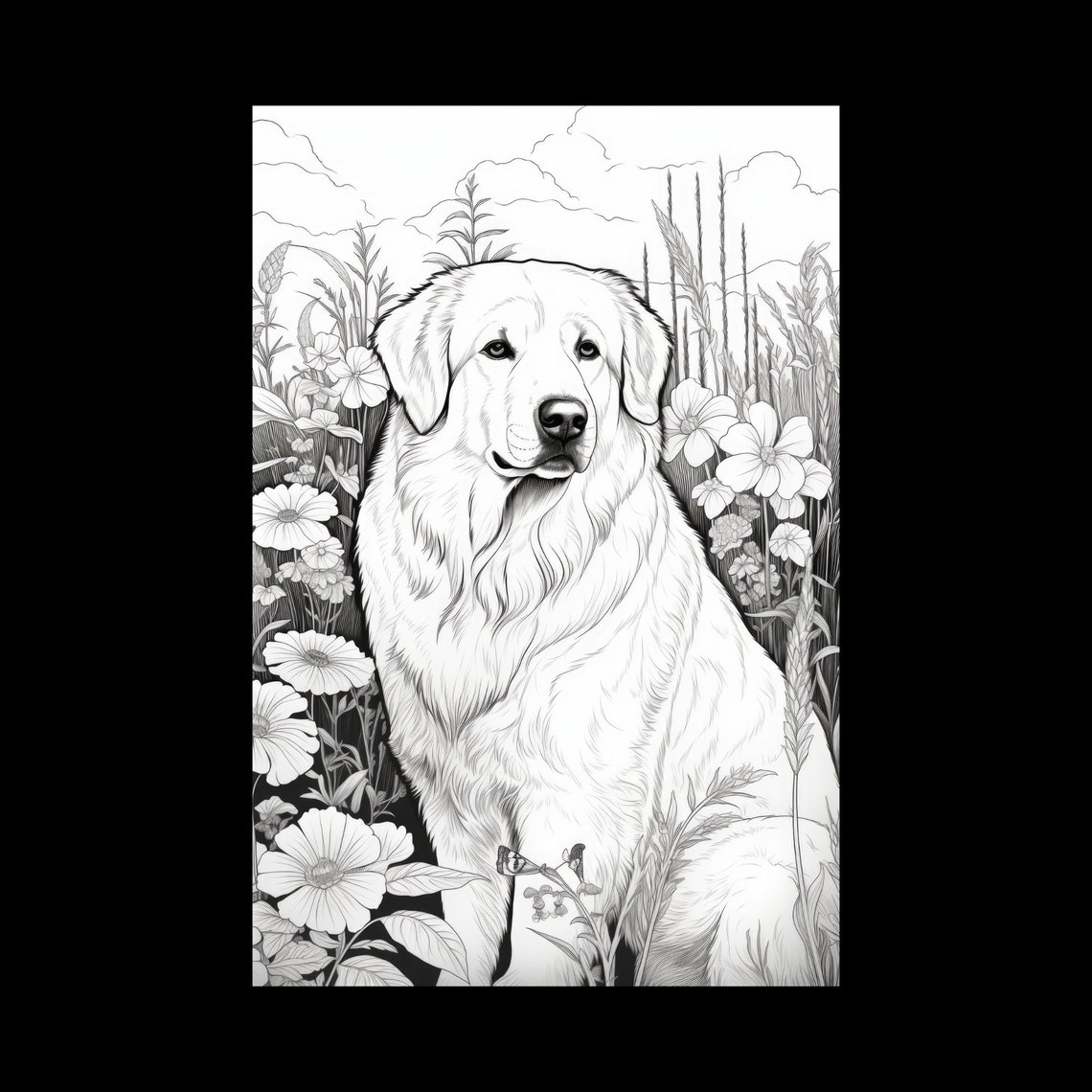 40 Great Pyrenees Coloring Pages, Printable PDF Dog Coloring Pages ...