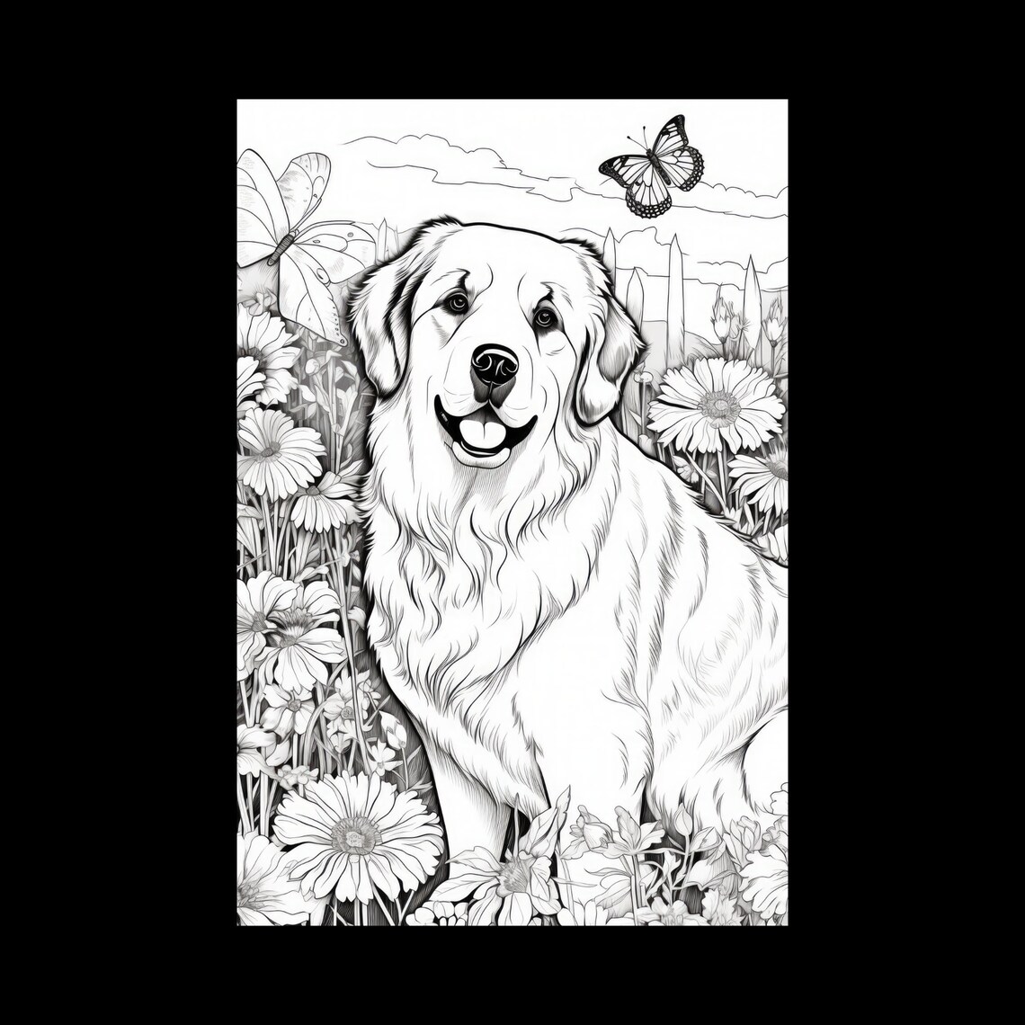 40 Great Pyrenees Coloring Pages, Printable PDF Dog Coloring Pages ...