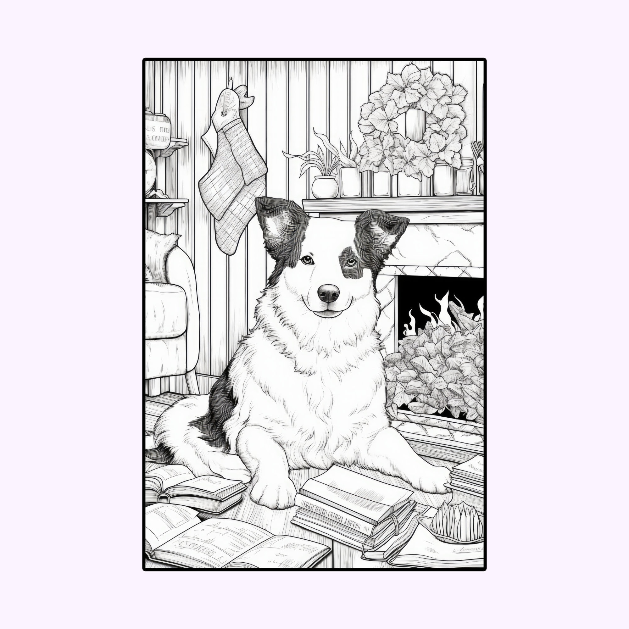 15 Border Collie Coloring Pages, Printable PDF Dog Coloring Pages ...