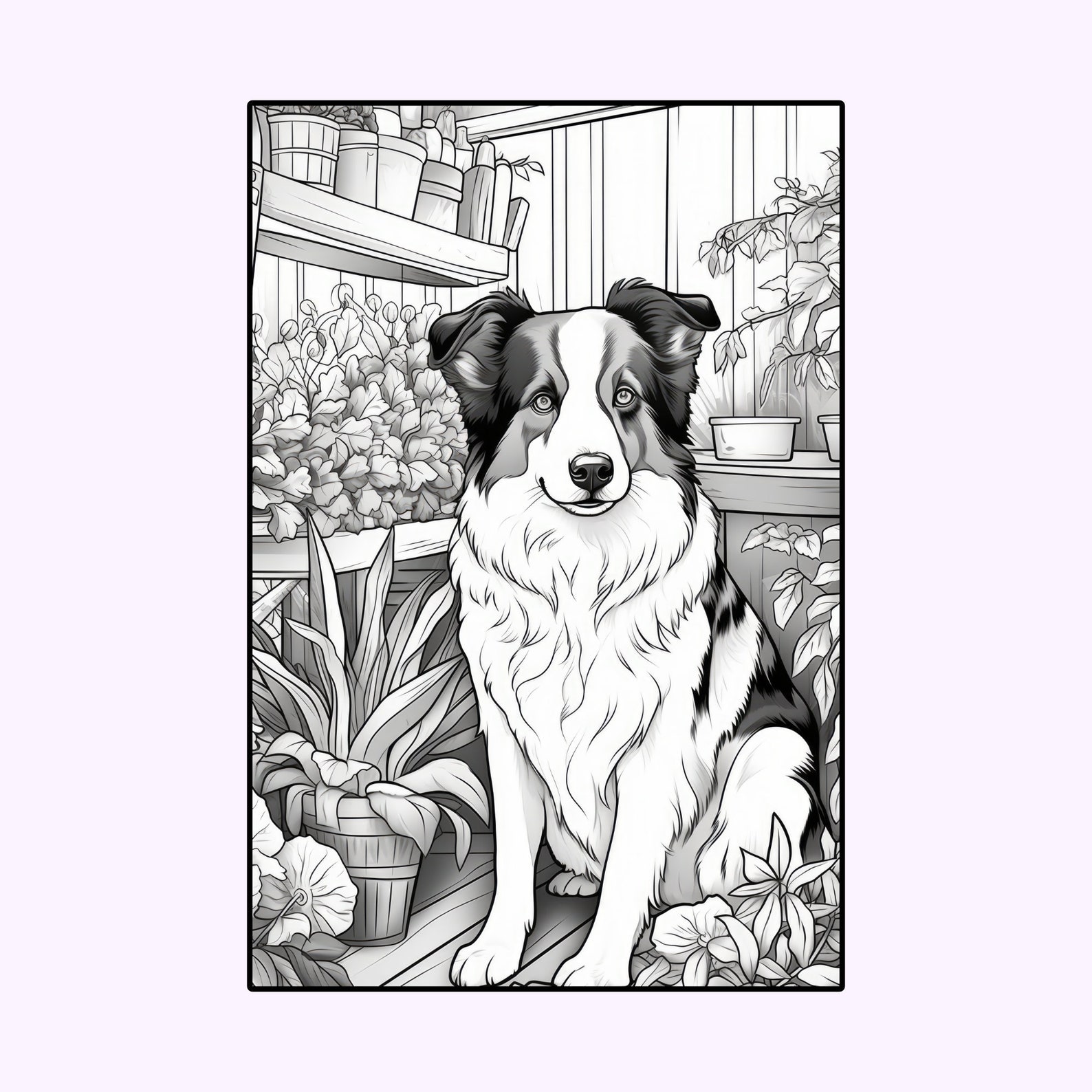15 Border Collie Coloring Pages, Printable PDF Dog Coloring Pages ...