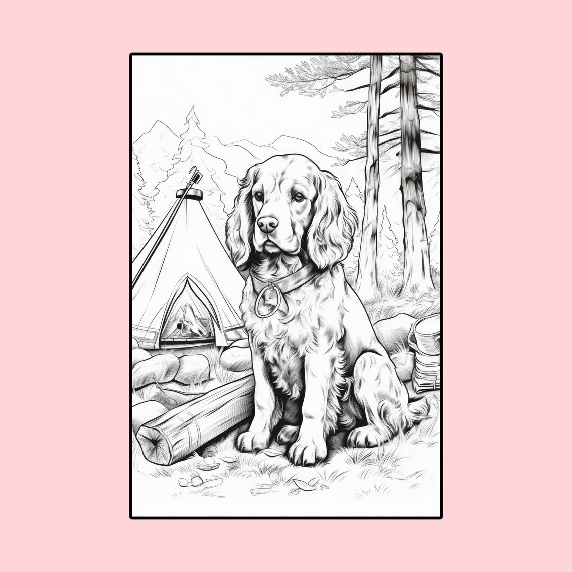 21 Cocker Spaniel Coloring Pages, Printable PDF Dog Coloring Pages ...