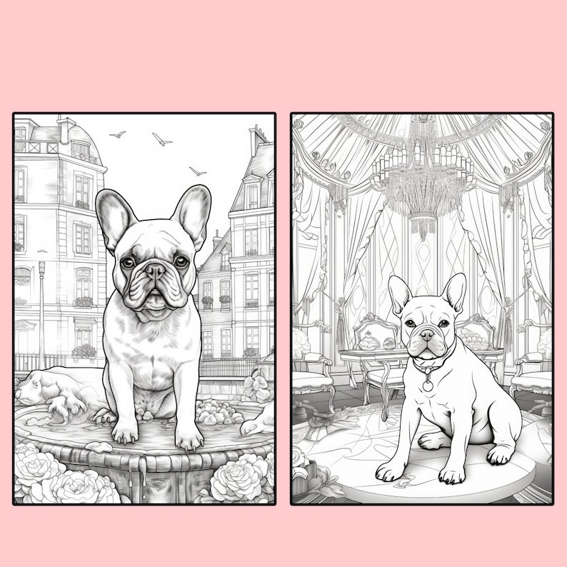 50 French Bulldog Coloring Pages, Printable PDF Dog Coloring Pages ...