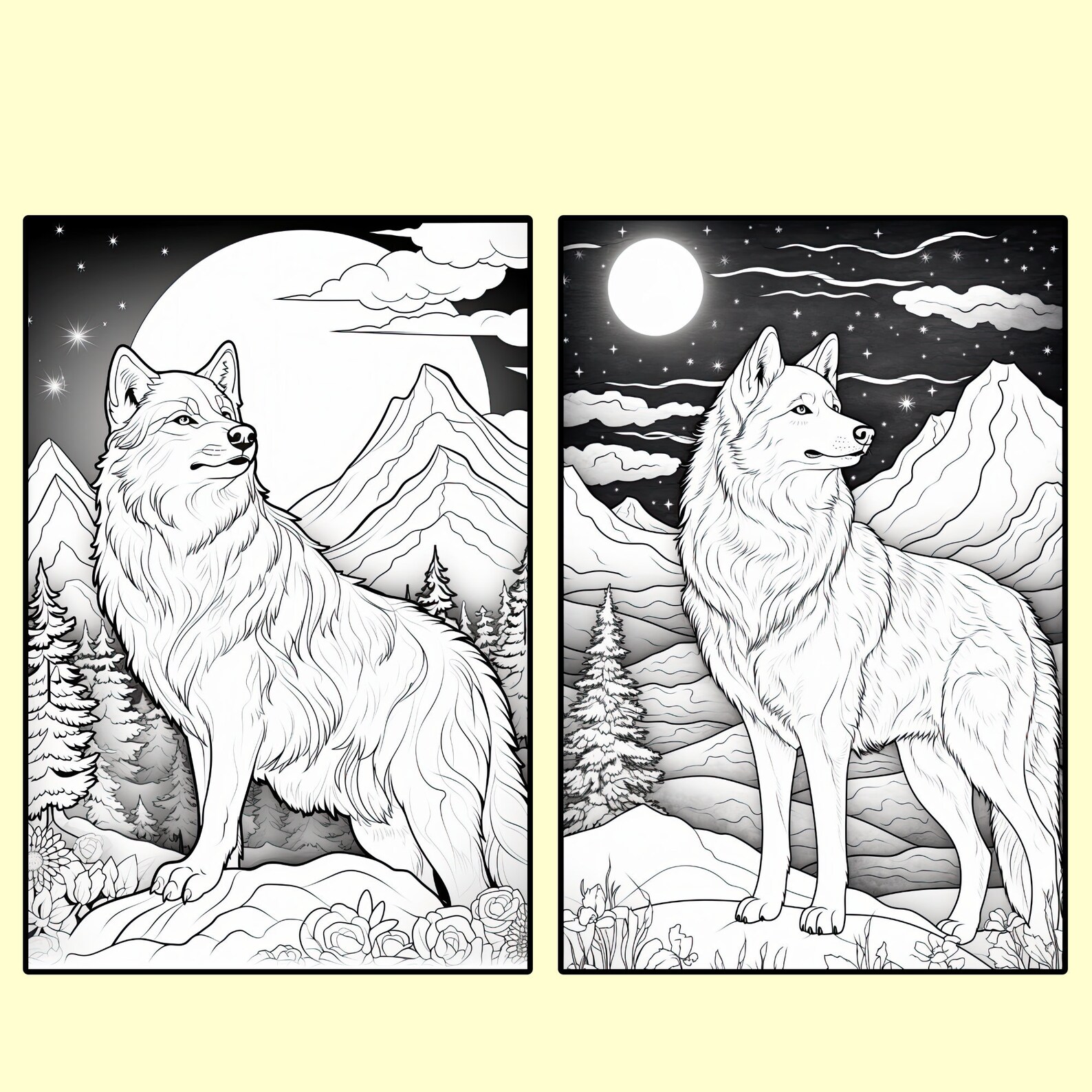 50 Siberian Husky Coloring Pages, Printable PDF Dog Coloring Pages ...