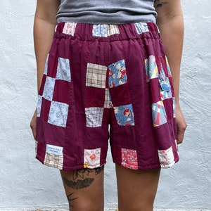 9-patch Quilt Shorts | Large - Etsy
