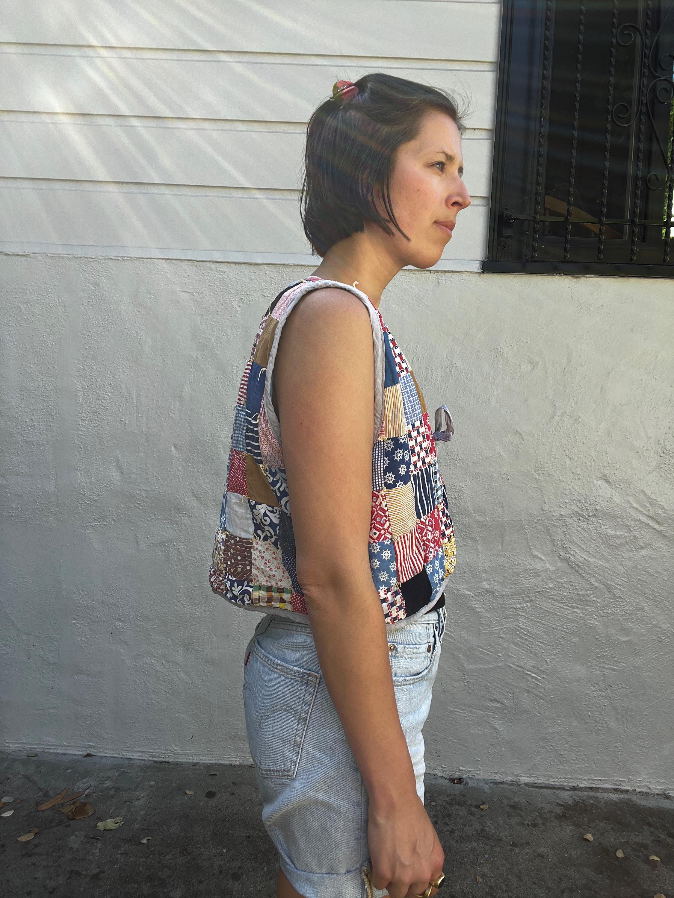 Patchwork Quilt Vest | Small - Etsy Patchwork Quilt Vest | Small - Etsy