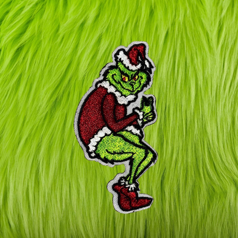 The Grinch Who Stole Christmas Patch - Etsy