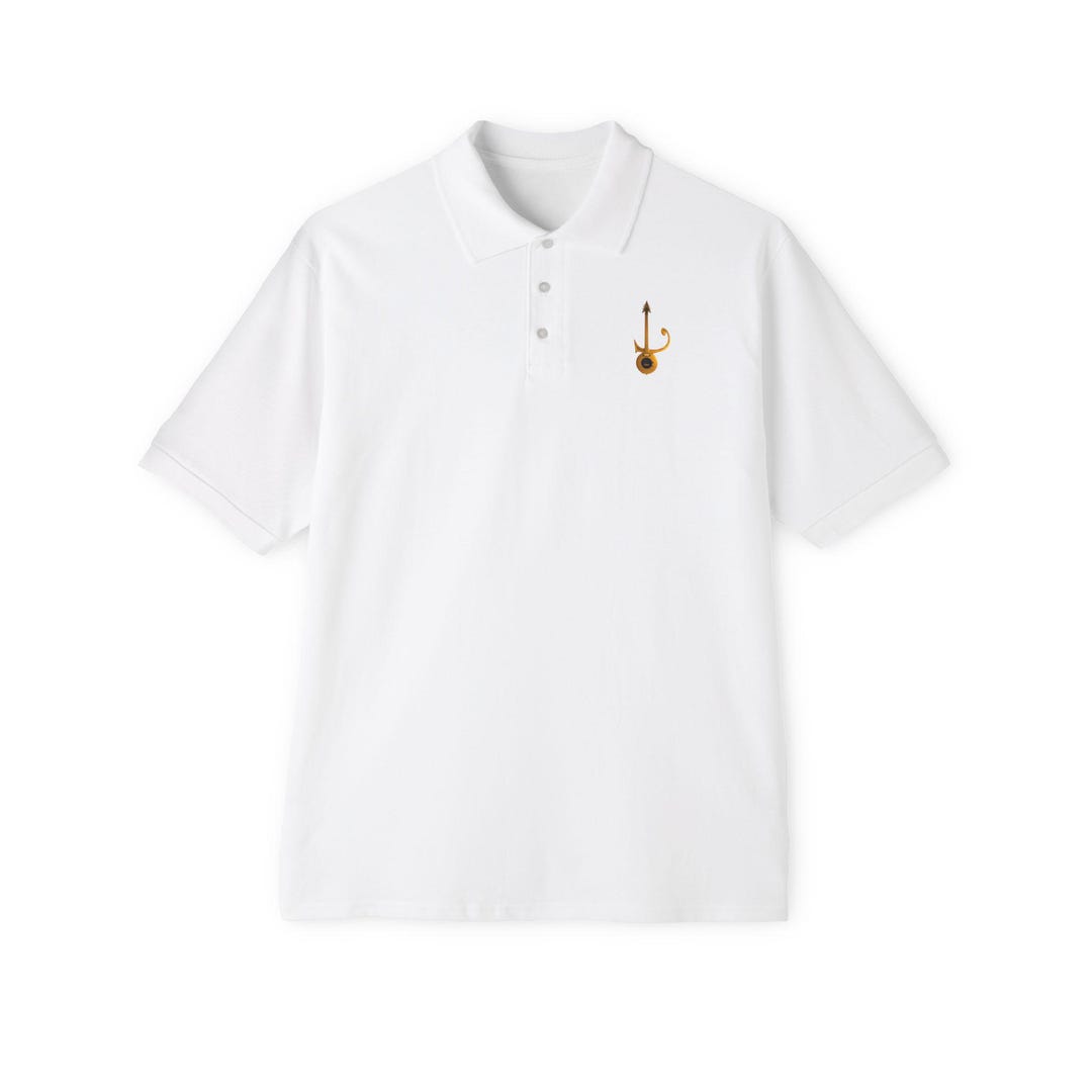 Men's Polo Shirt, Prince-style Guitar Polo Tee, Musician Gift ...
