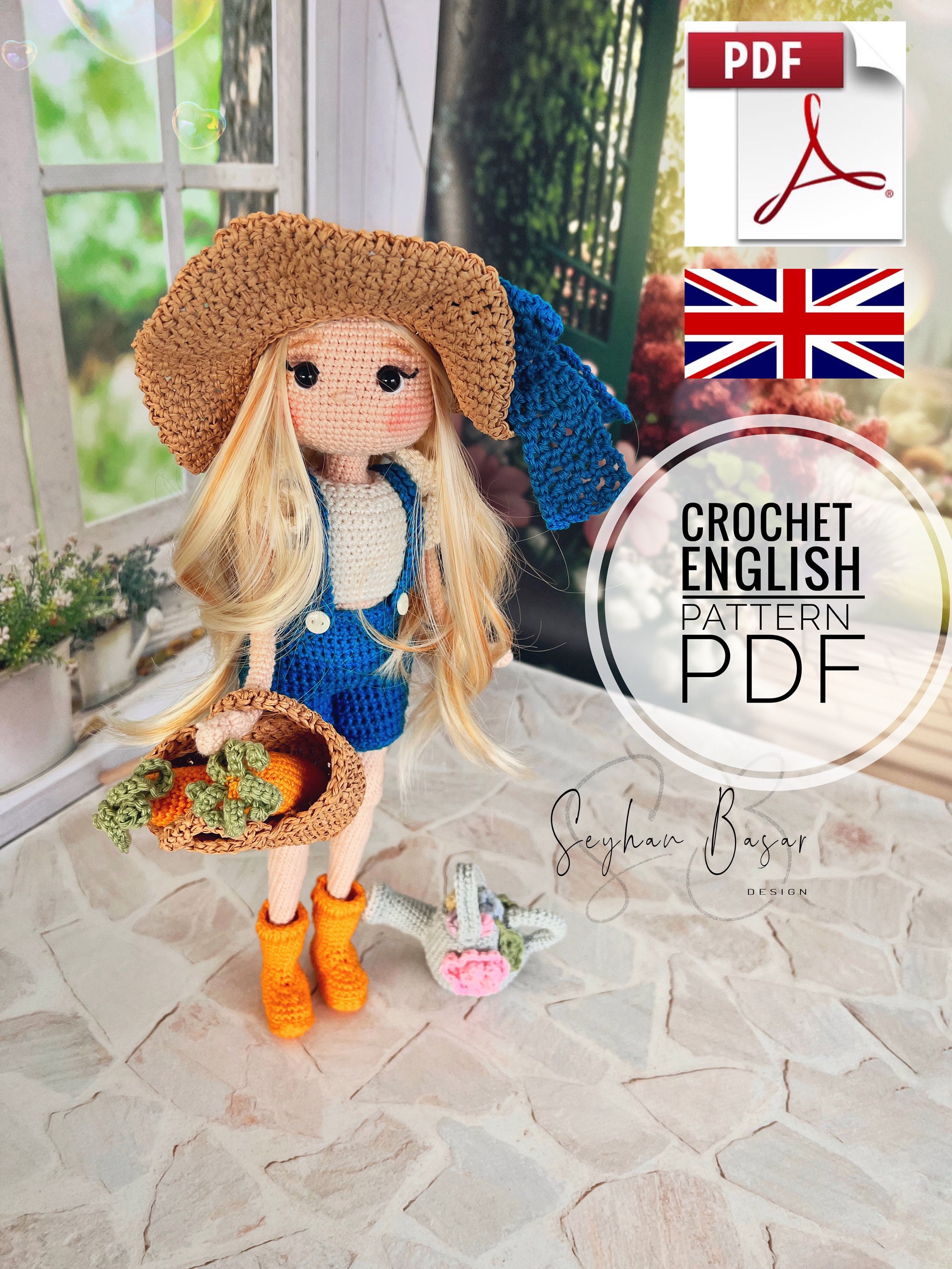 Ruvinya Doll Pdf Patterns, Amigurumi Pattern Dress Body Pattern PDF ...